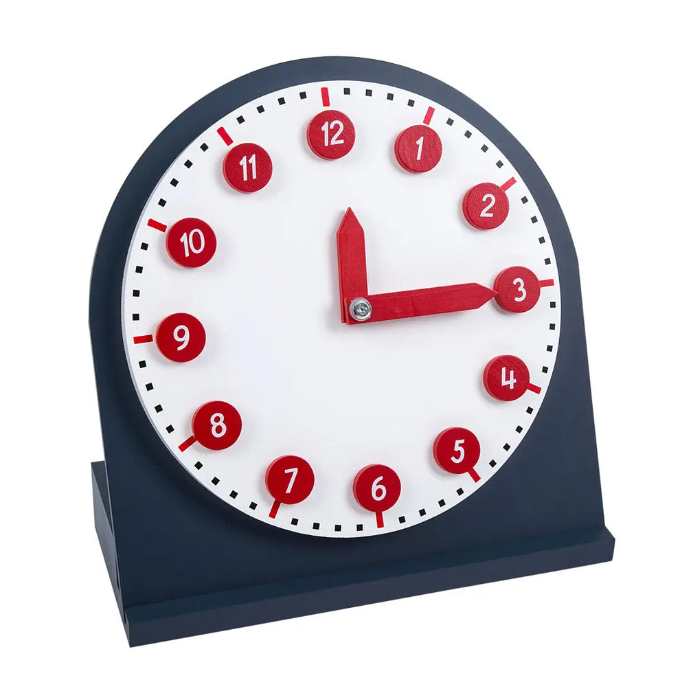 Educational Large Clock with Movable Hands: Montessori Learning Tool ...